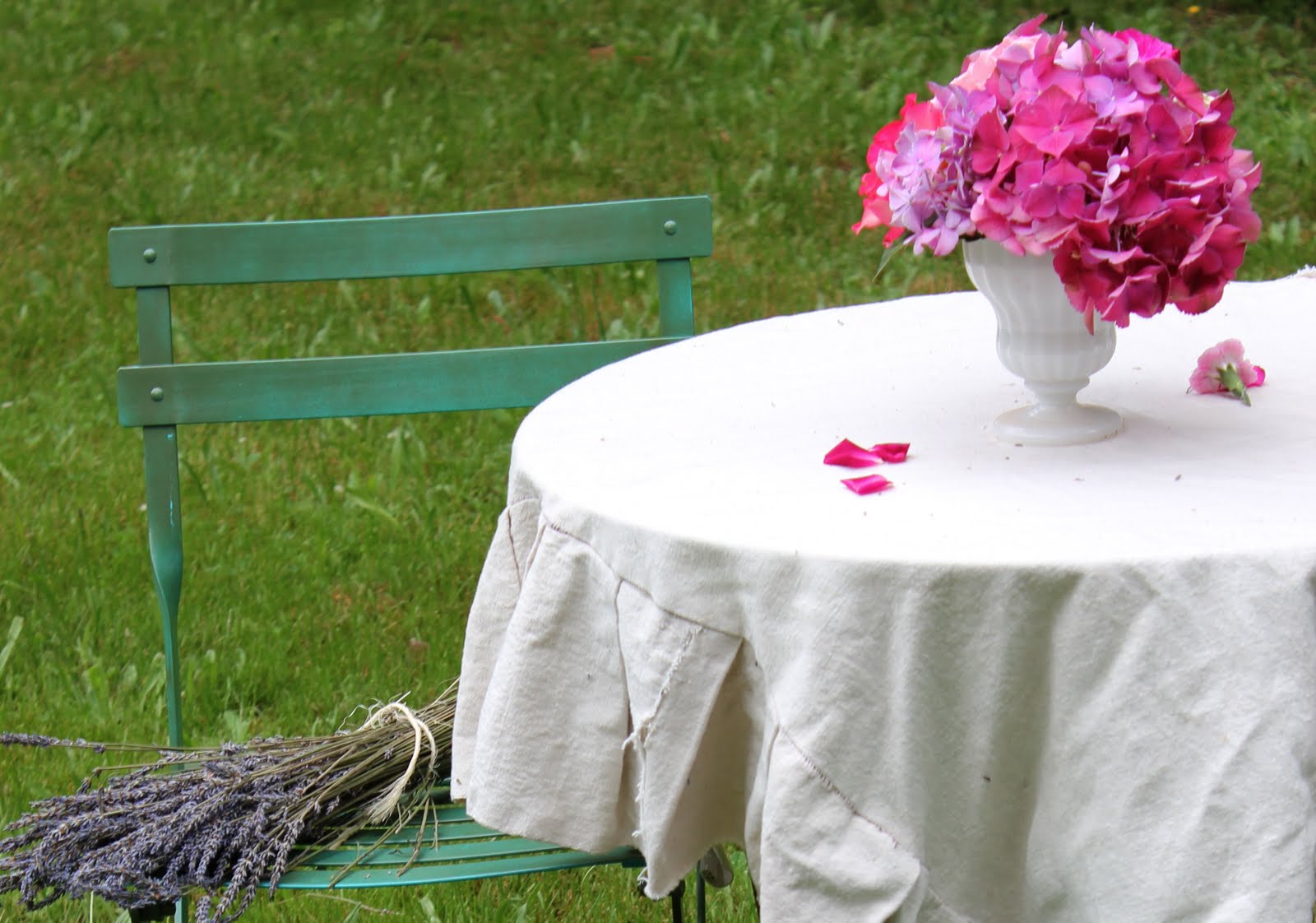 A QUIET LITTLE TABLE - French Country Cottage