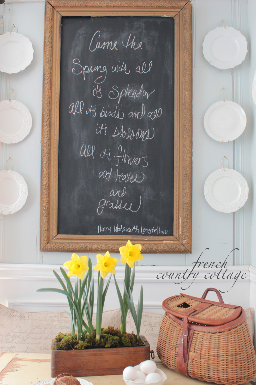 Five Minute Touch of Spring - French Country Cottage