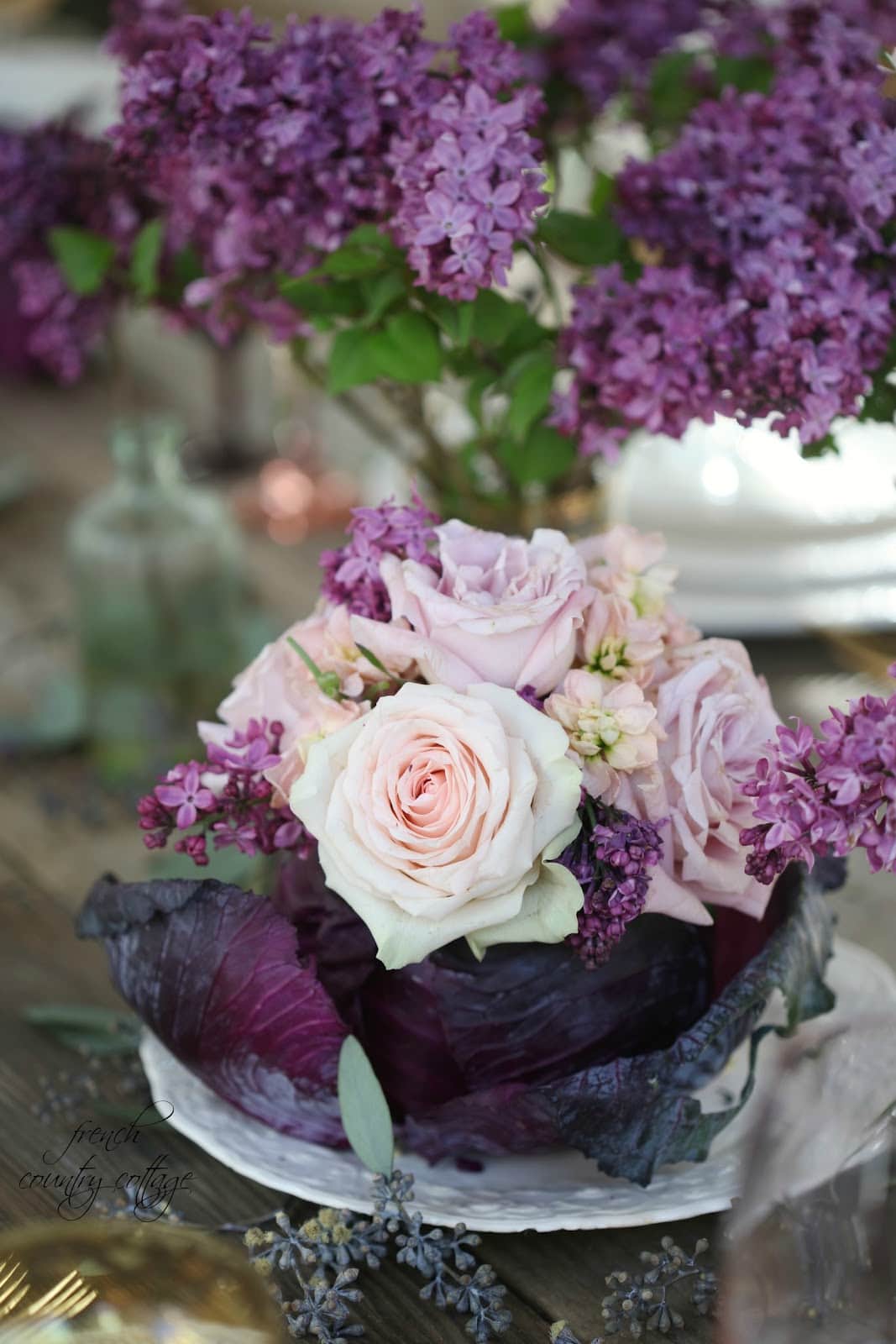 Entertaining: Easy DIY Cabbage Vase ( and a video!) - French Country ...