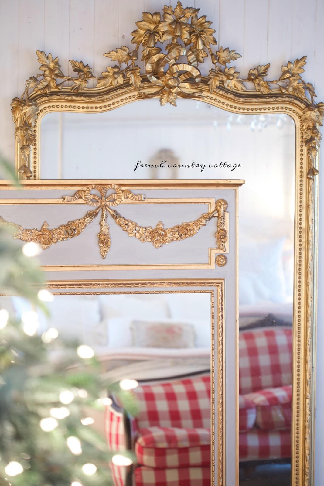 It is all in the details... a beautiful gilded French mirror - French ...