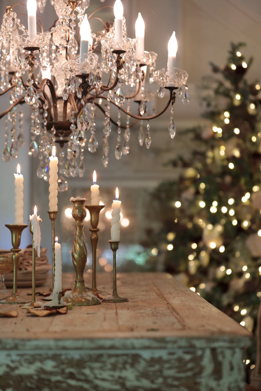 Summer Floral Christmas Tree - French Country Cottage