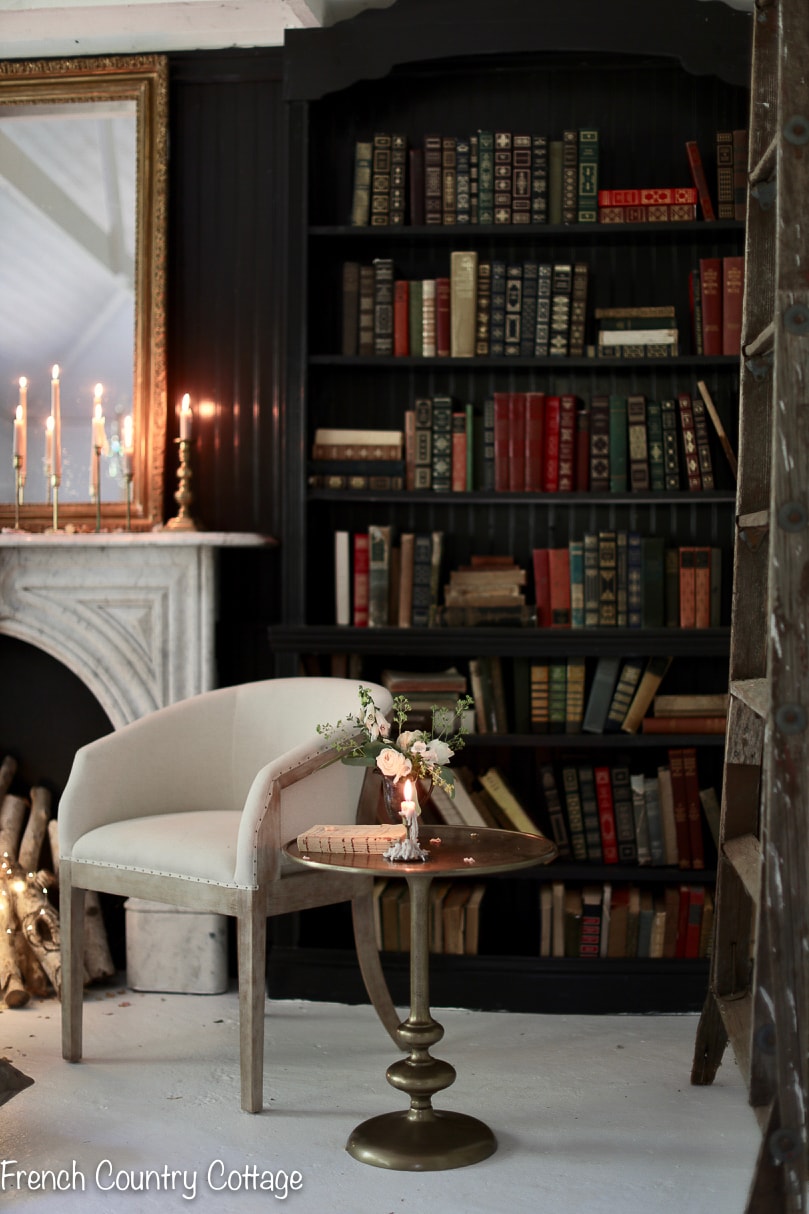 20 minute Decorating- English Country Library - French Country Cottage