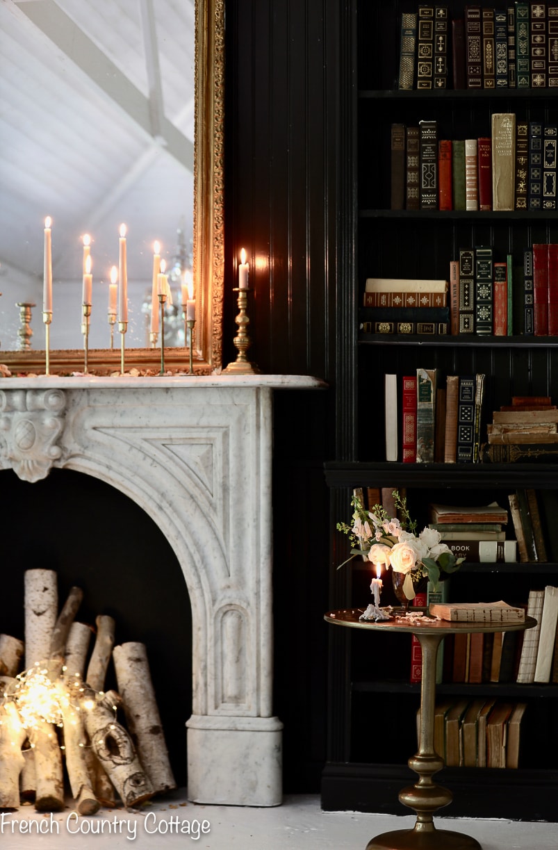 20 minute Decorating- English Country Library - French Country Cottage