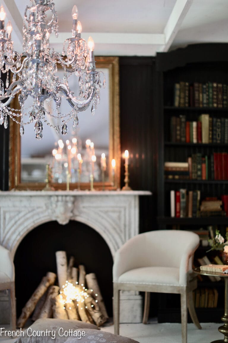 20 minute Decorating- English Country Library - French Country Cottage