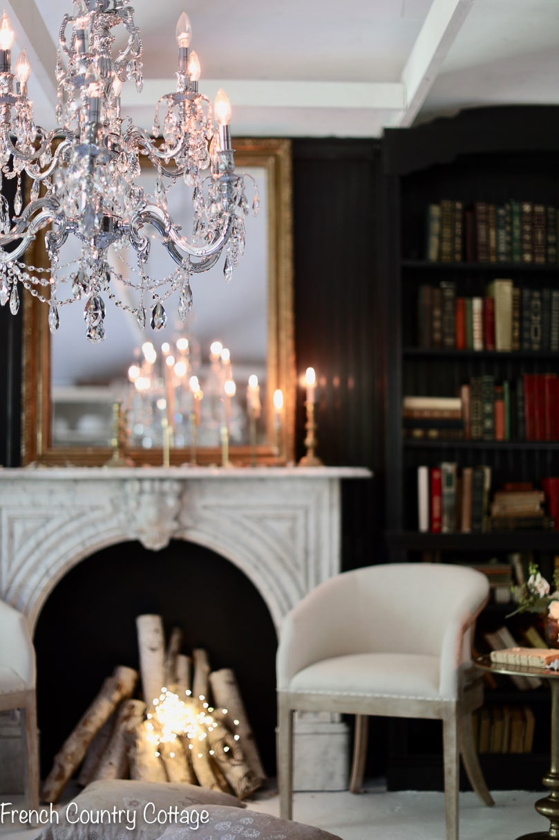 20 minute Decorating- English Country Library - French Country Cottage