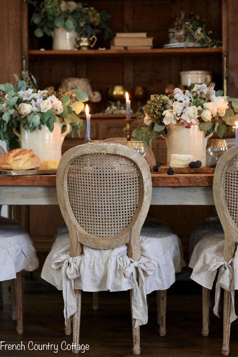 What to know about French Style Cane Dining Chairs - French Country Cottage