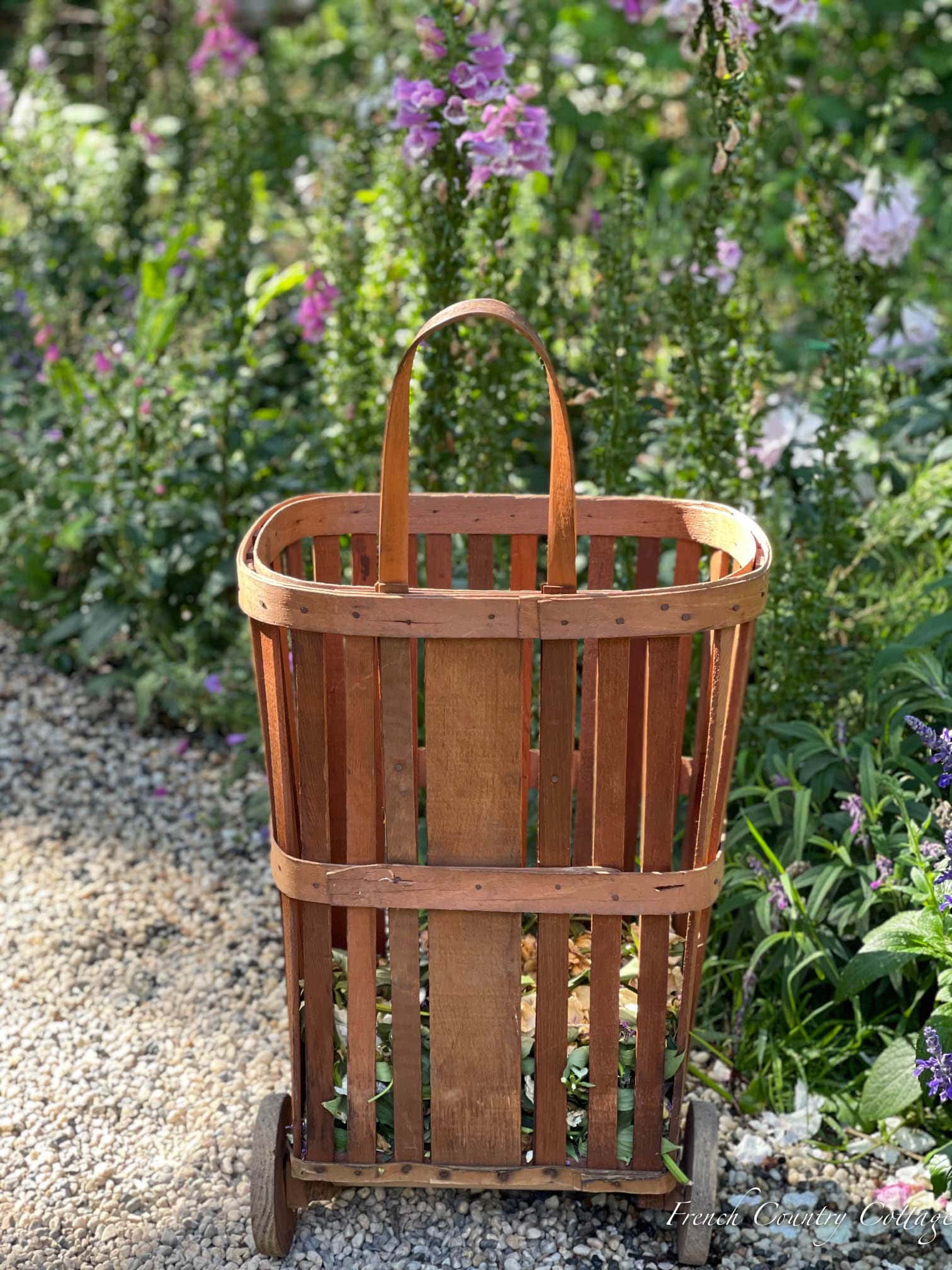 Beautiful and Charming Vintage Market Cart - French Country Cottage