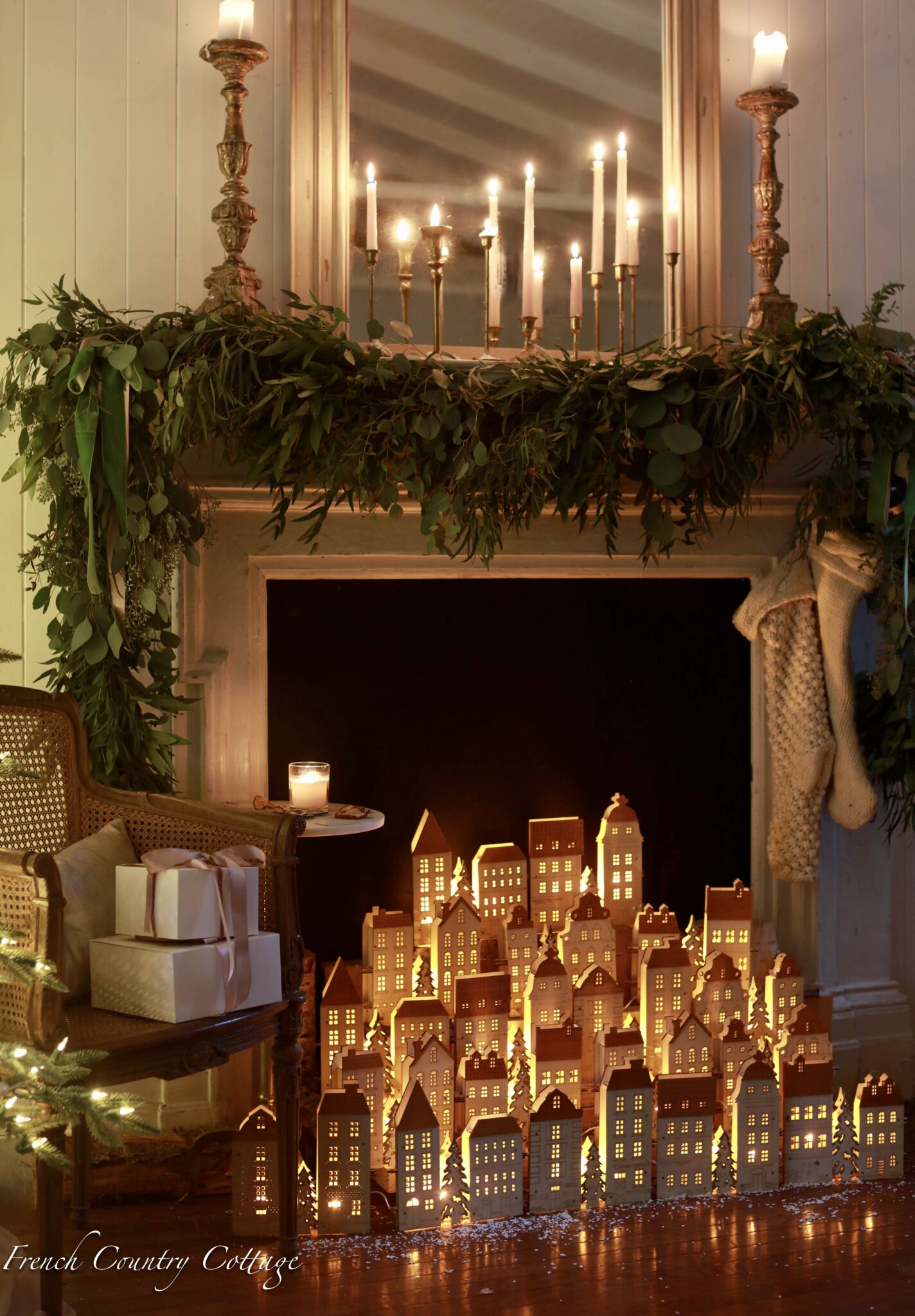 Creating the European Inspired Fireplace Village - French Country Cottage