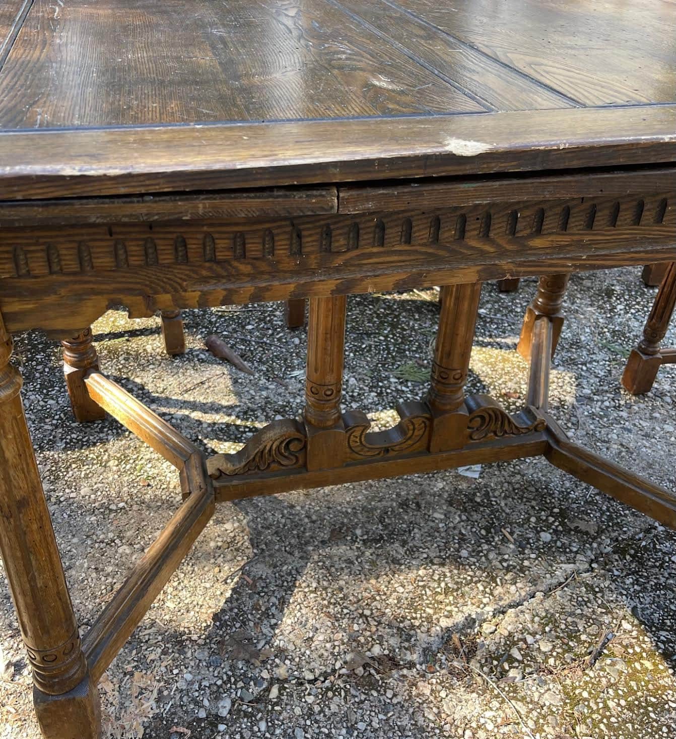DIY Beautiful Antique Table Renovation REVEAL - French Country Cottage