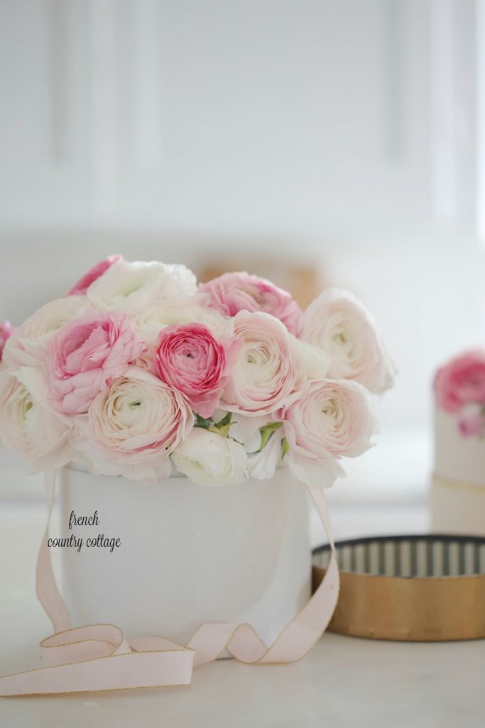 The Easiest DIY Hat Box Flower Arrangement French Country Cottage The Easiest DIY Hat Box Flower Arrangement French Country Cottage