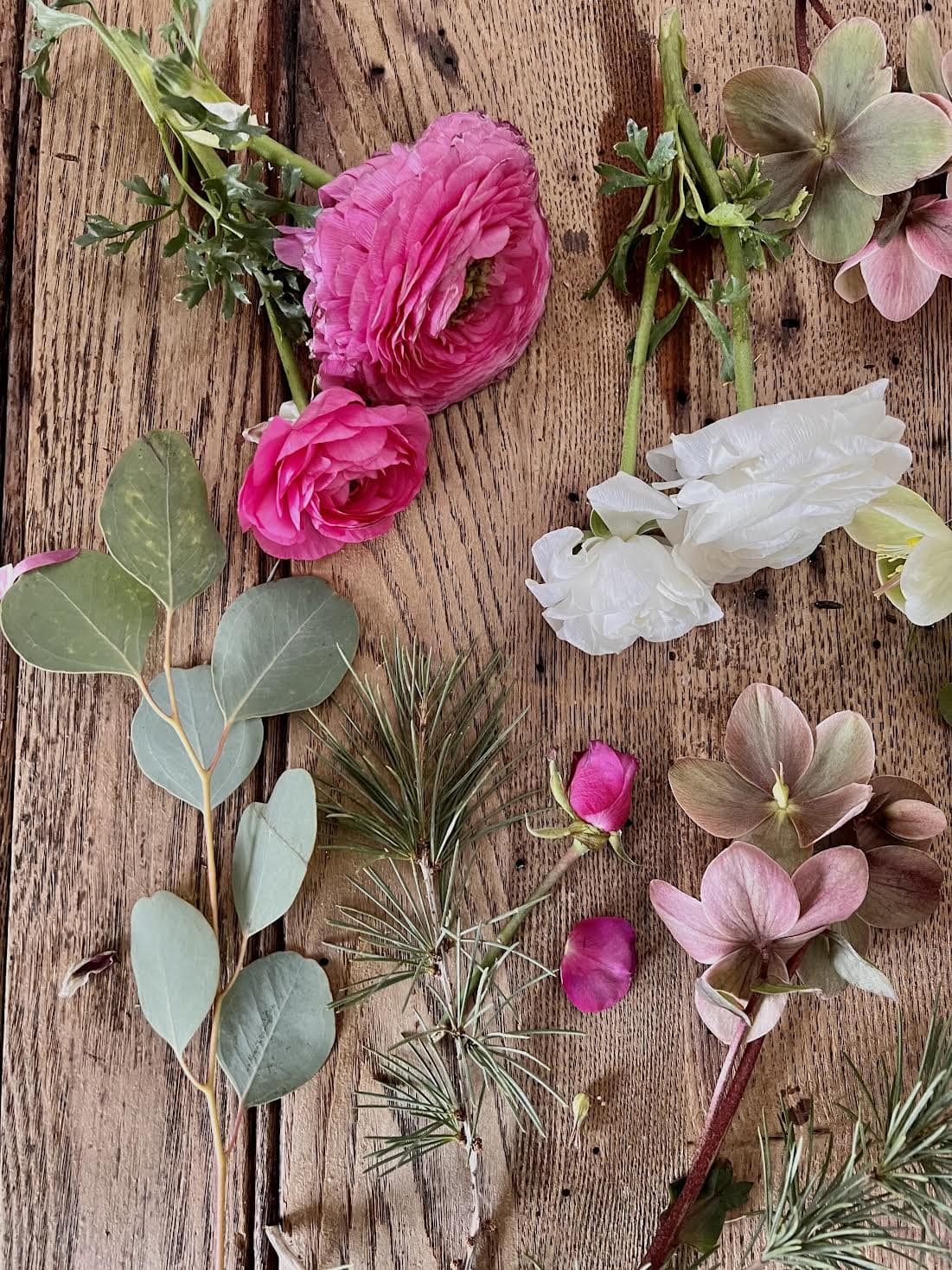 DIY 5 Minute Spring Flower Arrangement- Hellebore - French Country Cottage