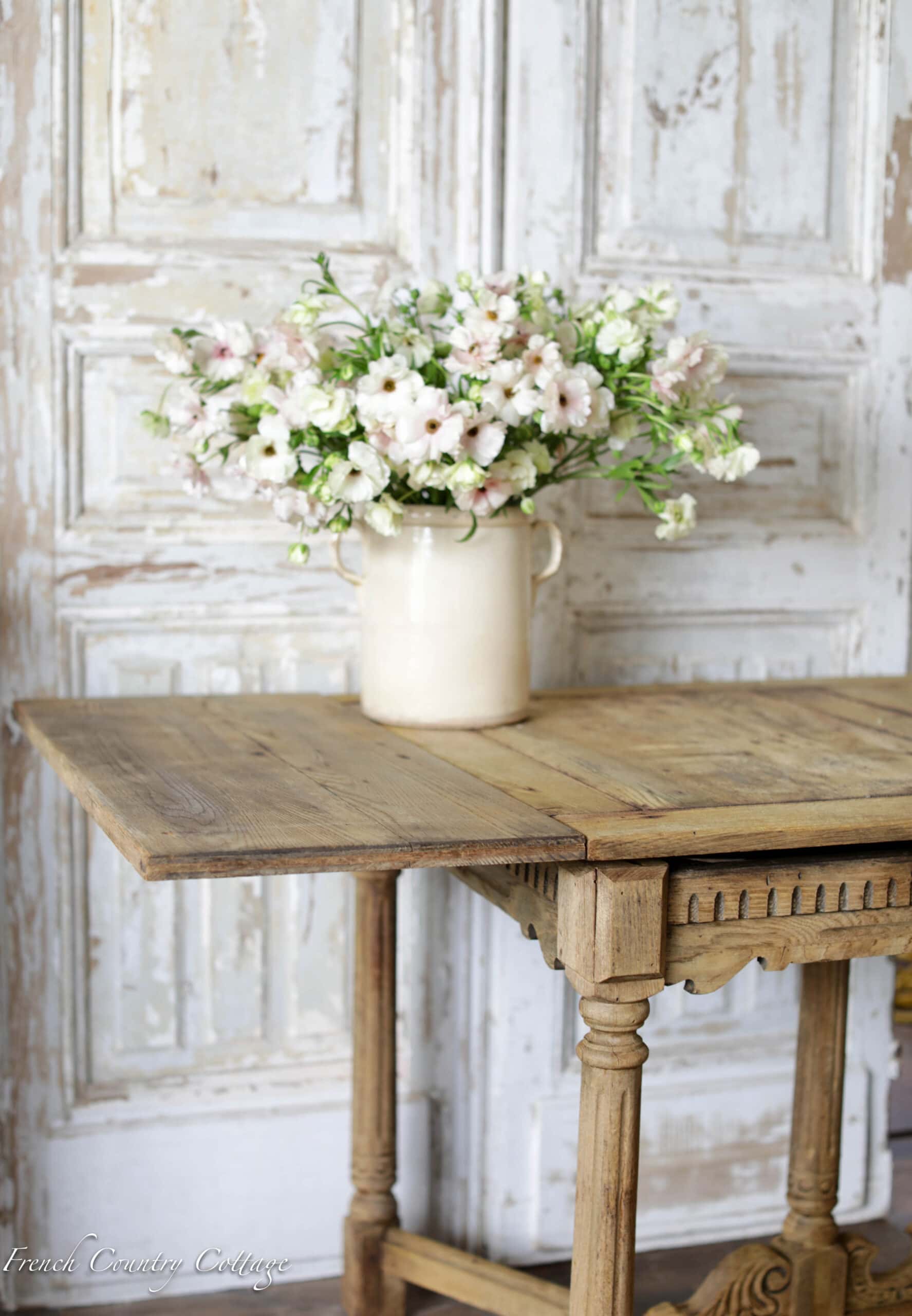 DIY Beautiful Antique Table Renovation REVEAL - French Country Cottage