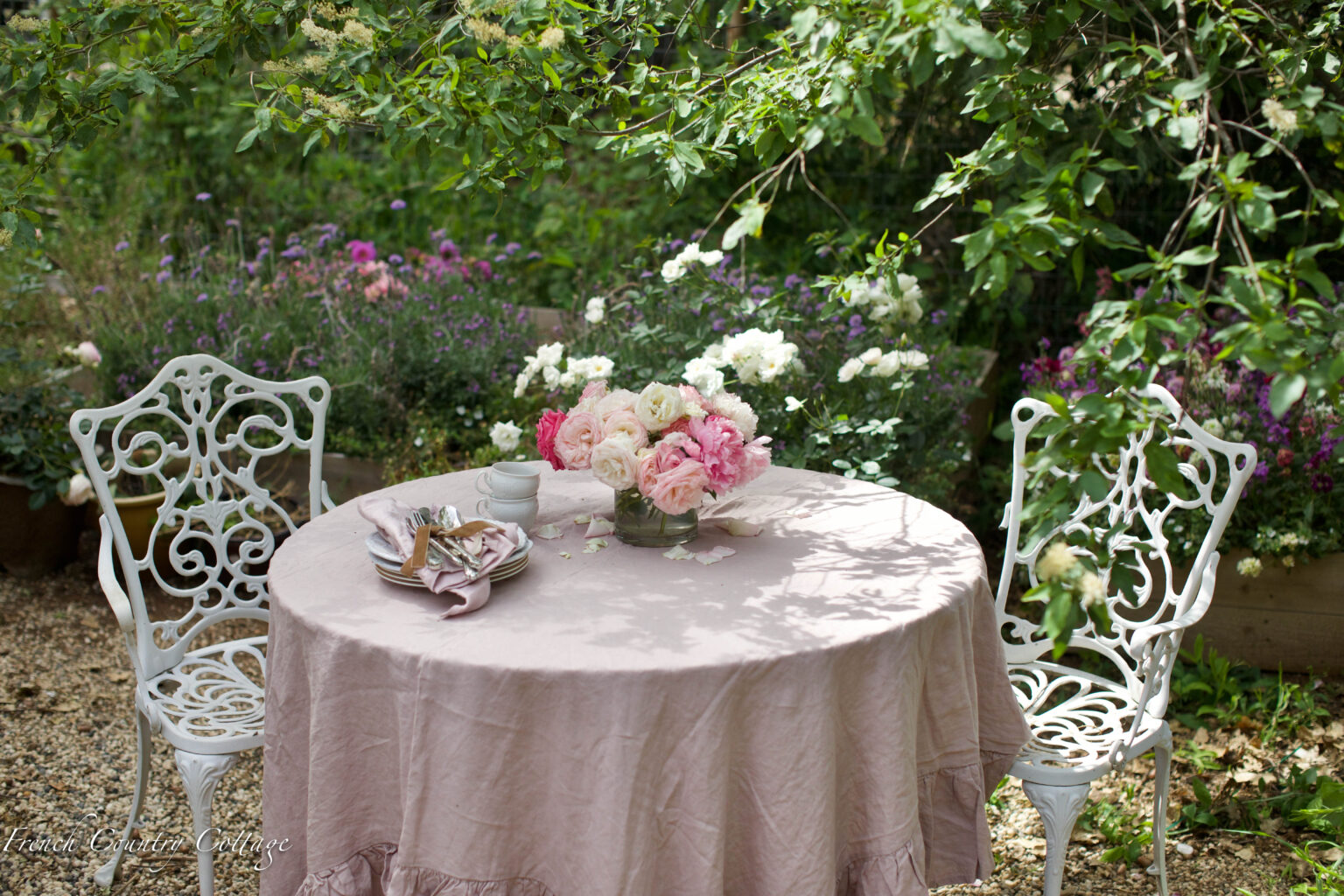 Garden Table - French Country Cottage