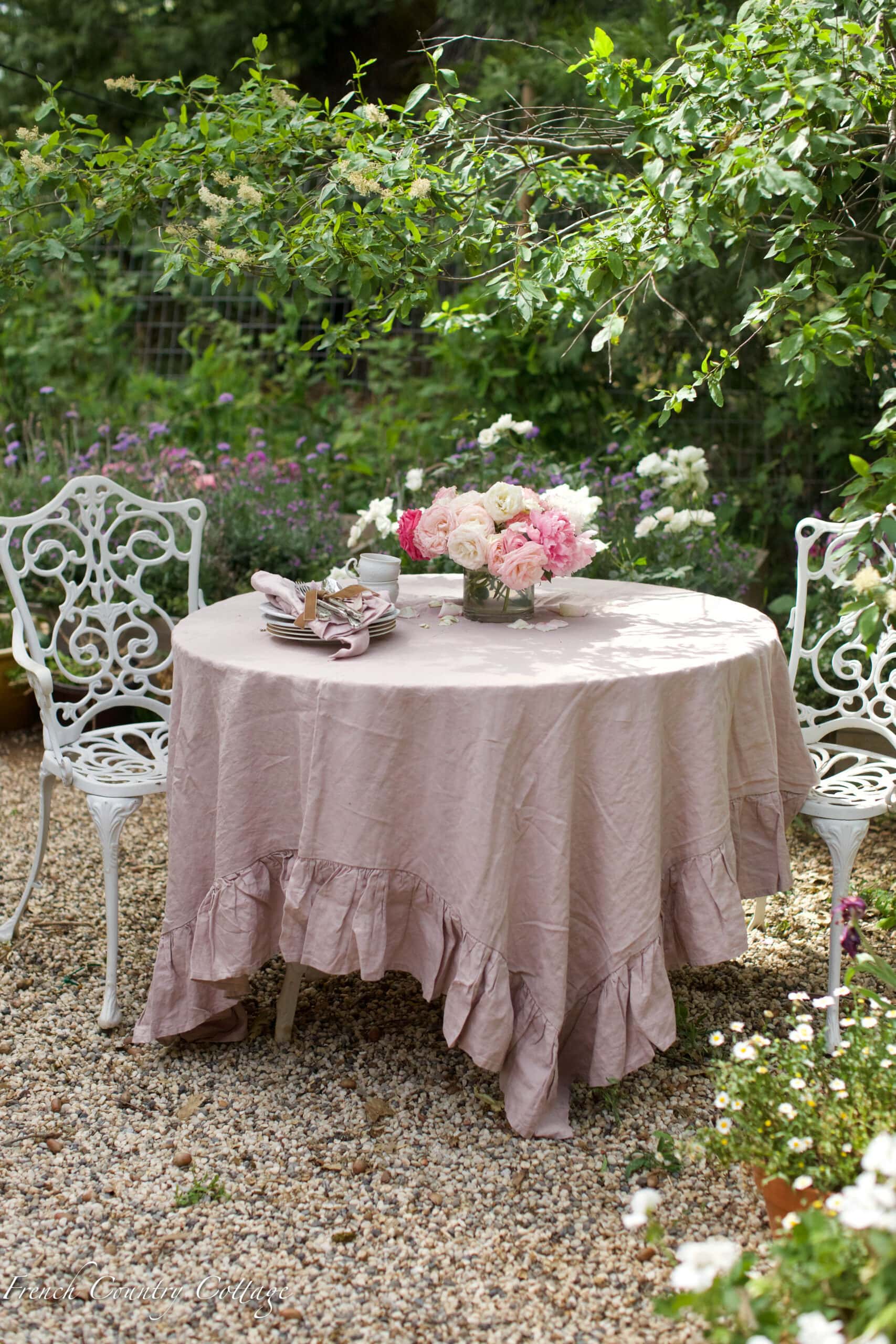 Garden Table - French Country Cottage