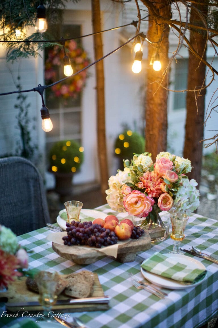 Spring & Summer Style- Country Cottage Table - French Country Cottage