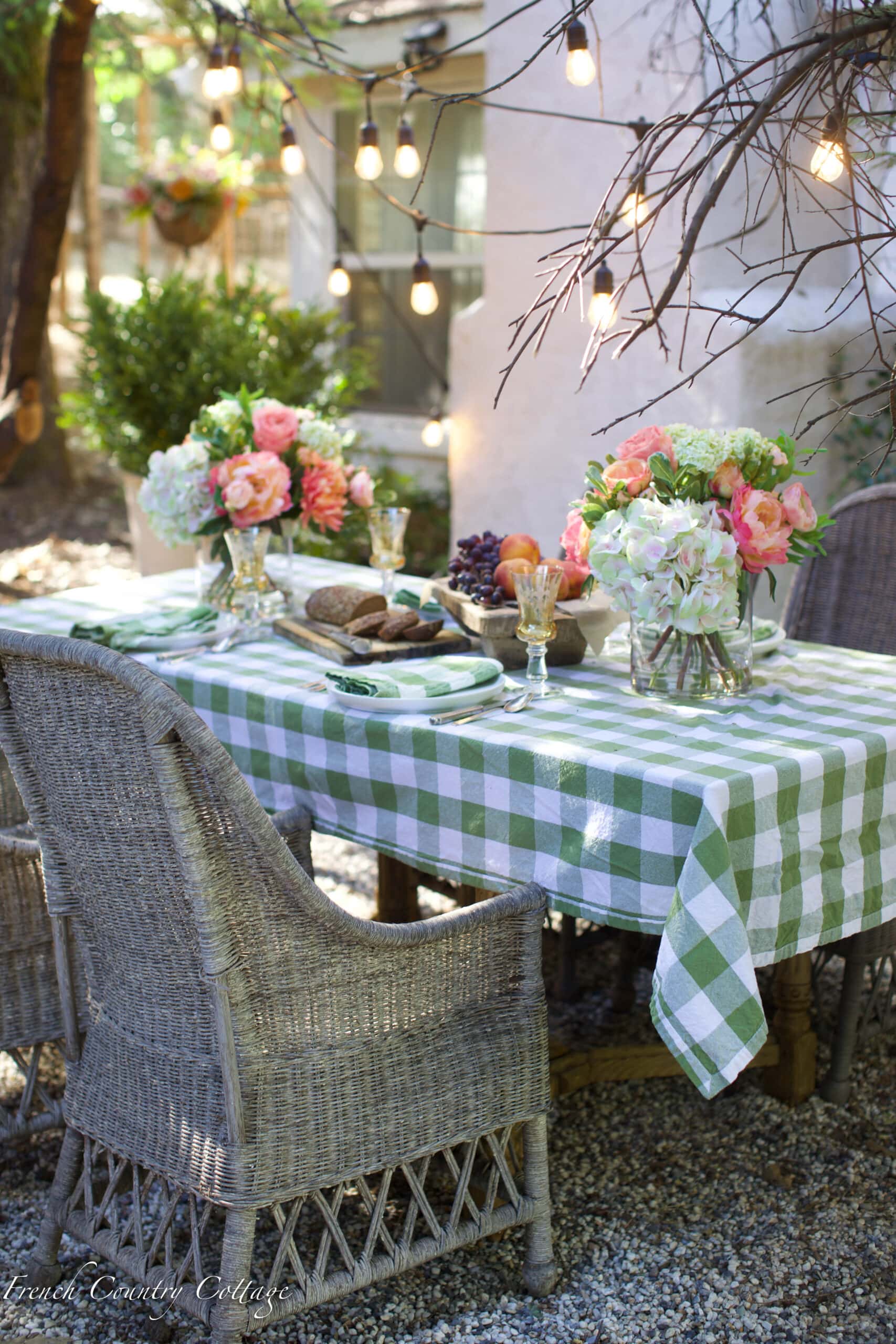 Spring & Summer Style- Country Cottage Table - French Country Cottage