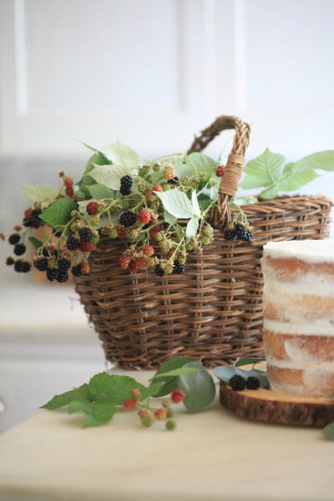 Inspired Entertaining- the secret to a 15 minute beautiful rustic cake ...