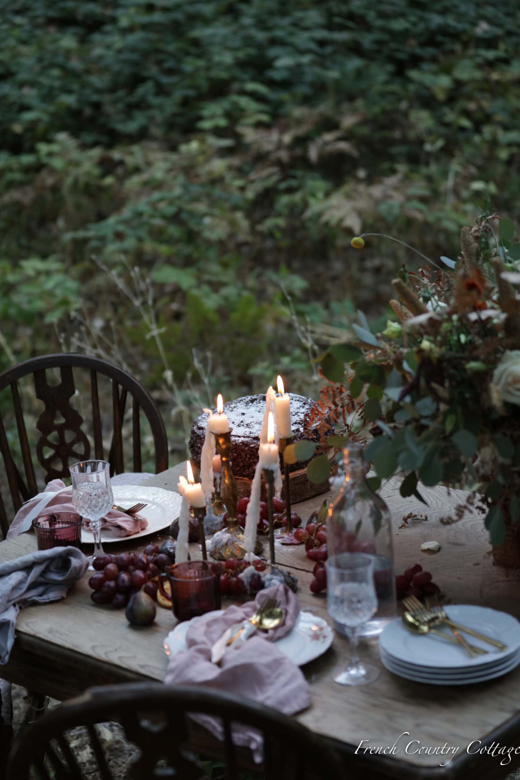 Autumn Candlelight - French Country Cottage