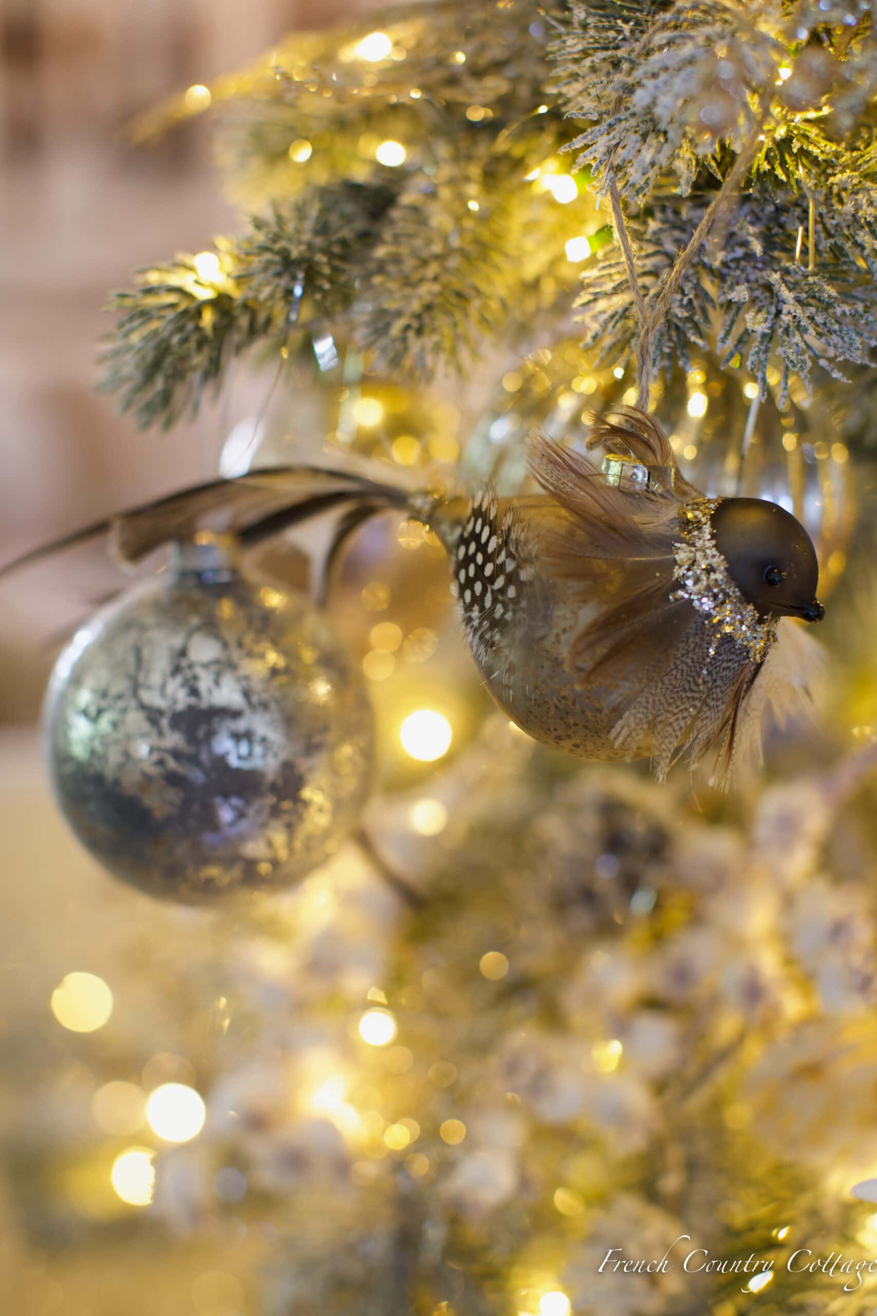 Paper Snowflake Christmas Tree - French Country Cottage