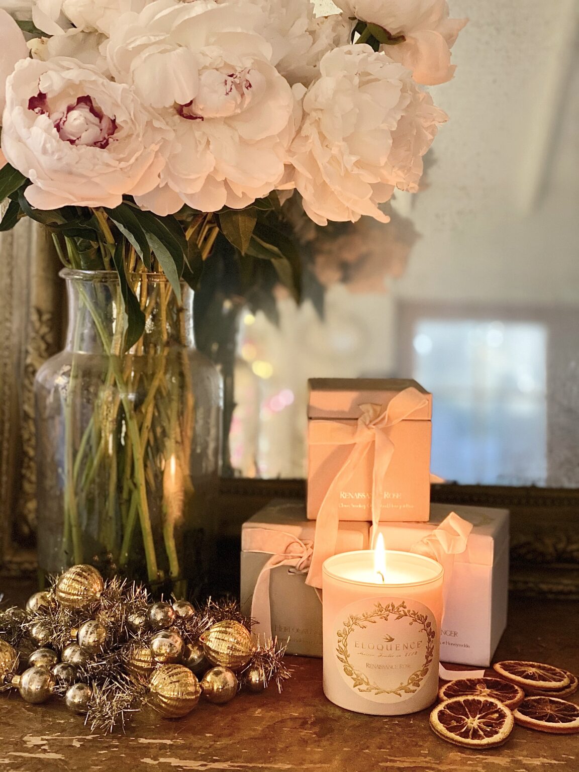 Candlelight Christmas - French Country Cottage