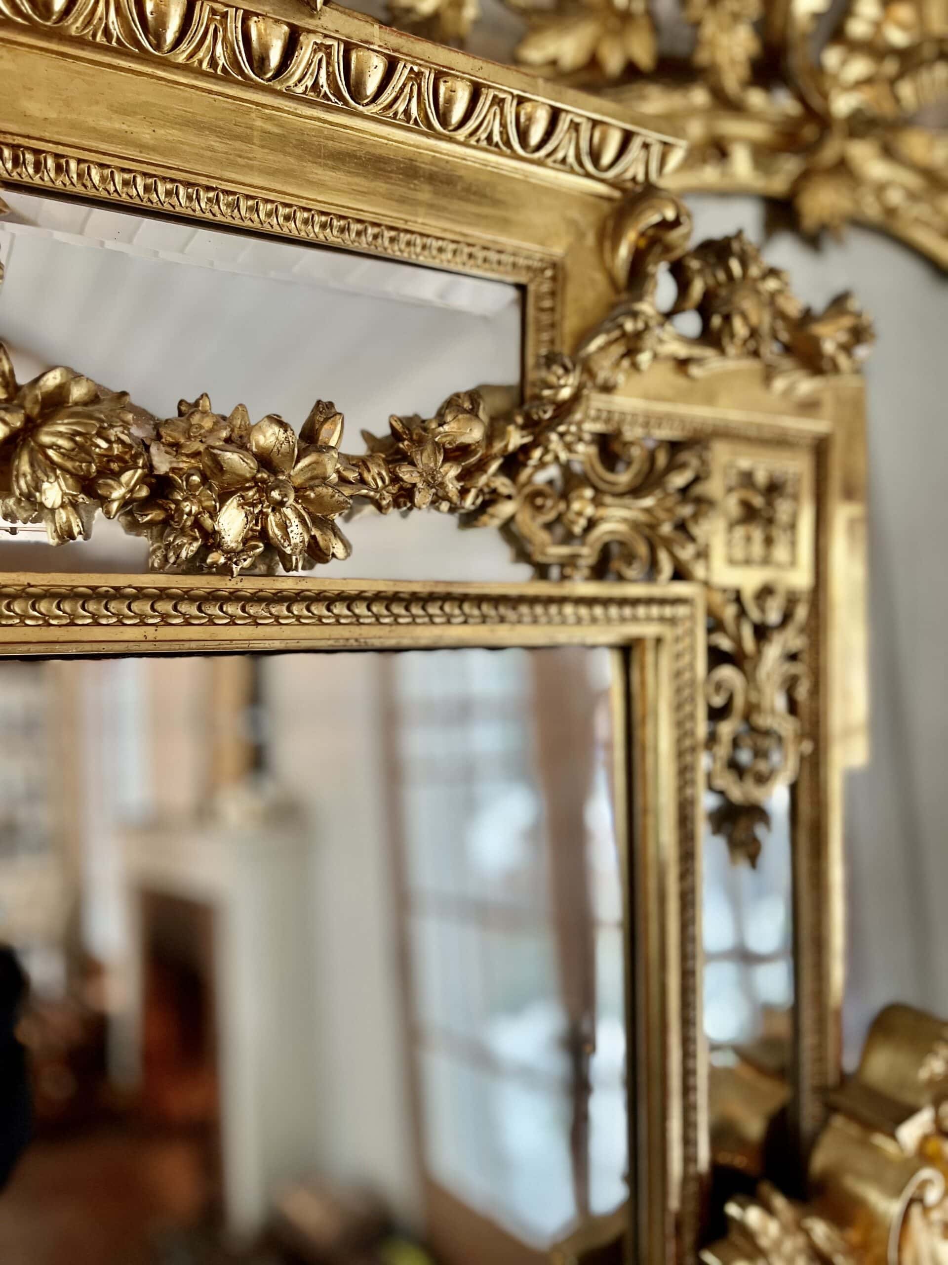 Treasure Hunt- Antique French Mirror - French Country Cottage