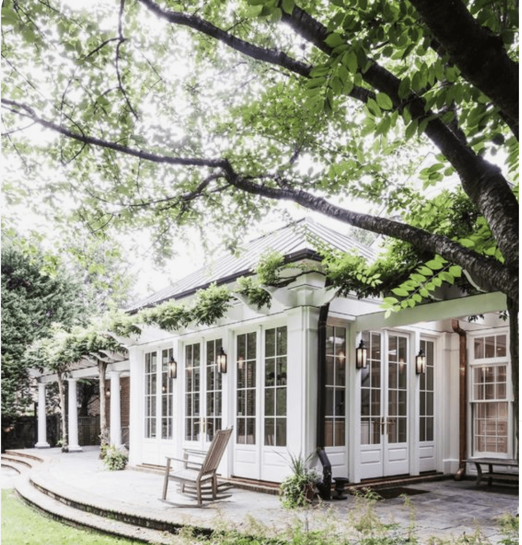Porch Renovation-Sunroom Ideas - French Country Cottage