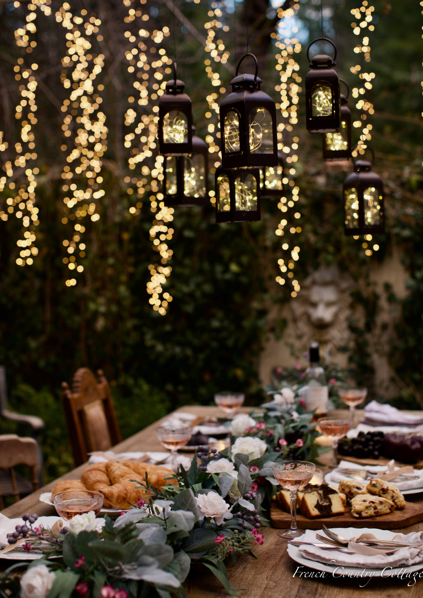 How to create a magic filled table setting - French Country Cottage