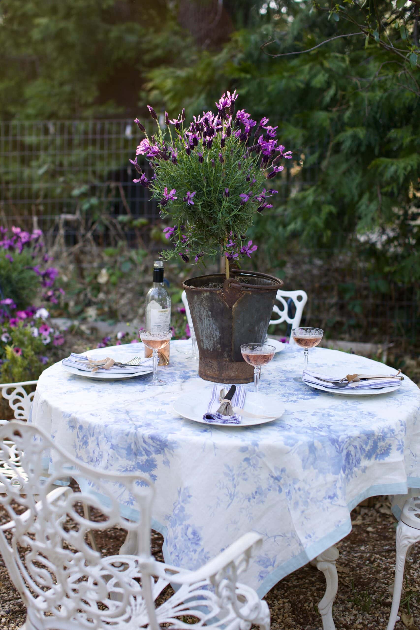 Summer Style- Floral Table Linens - French Country Cottage