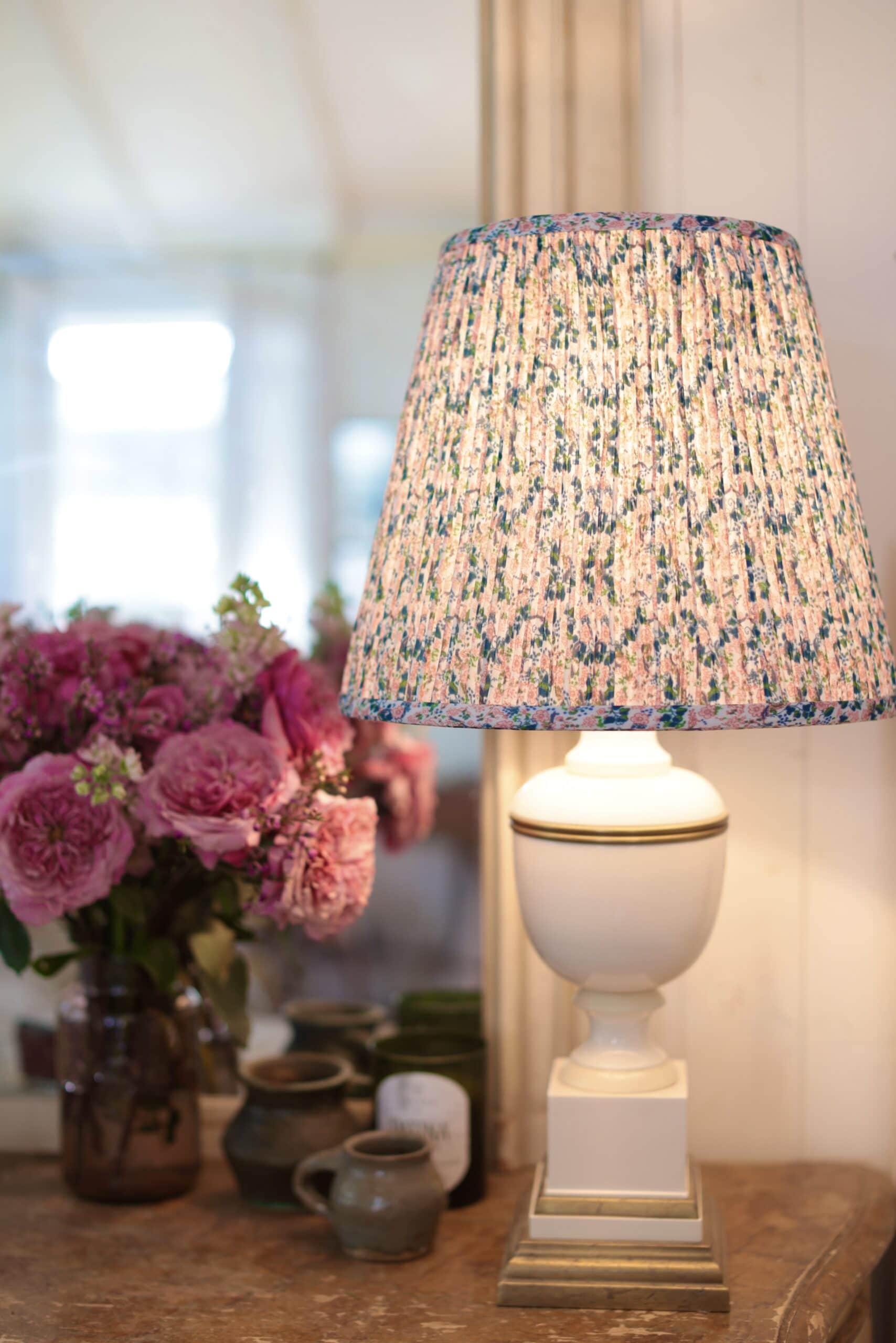Beautiful Cottage Floral Lamp Shades - French Country Cottage