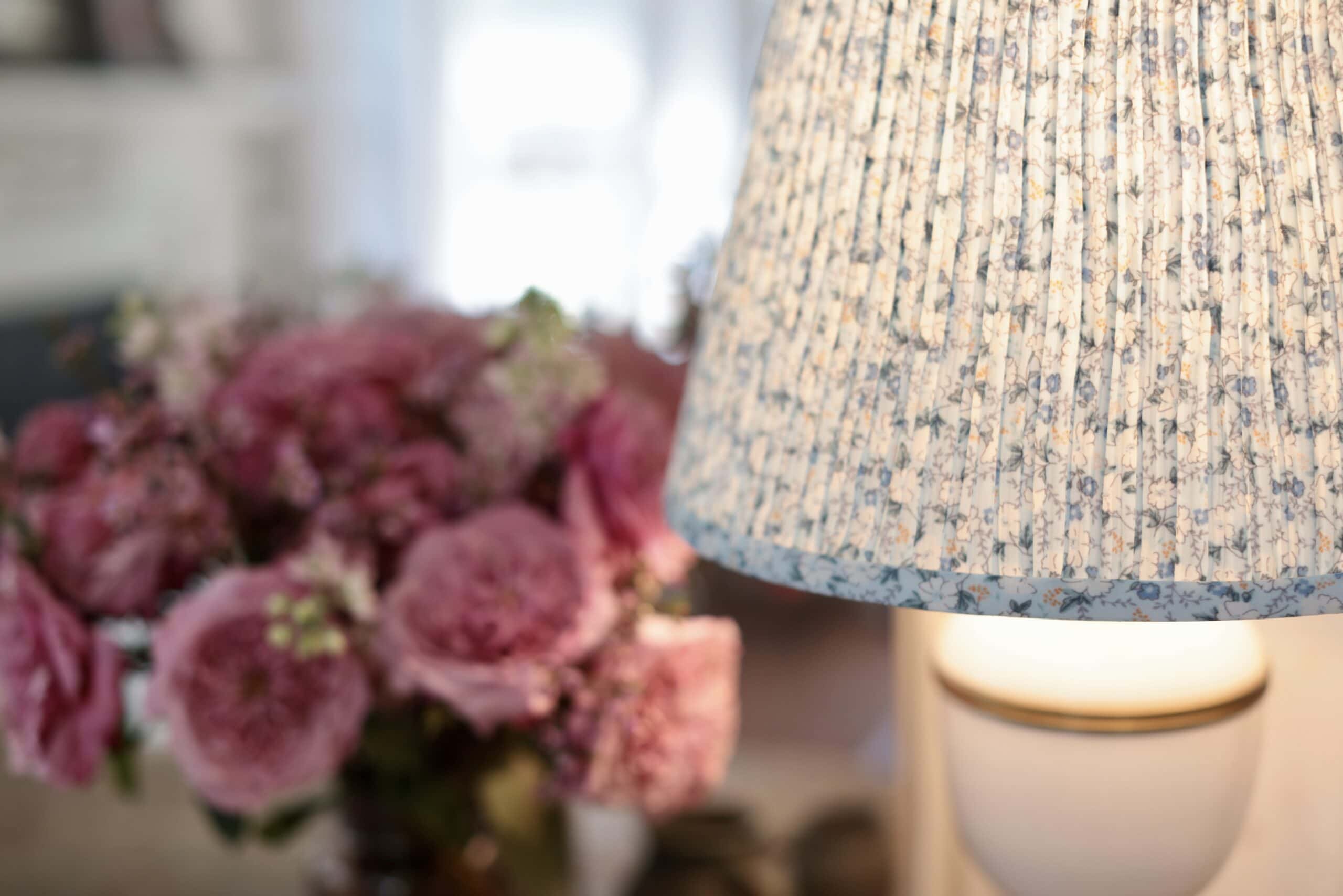 Beautiful Cottage Floral Lamp Shades - French Country Cottage