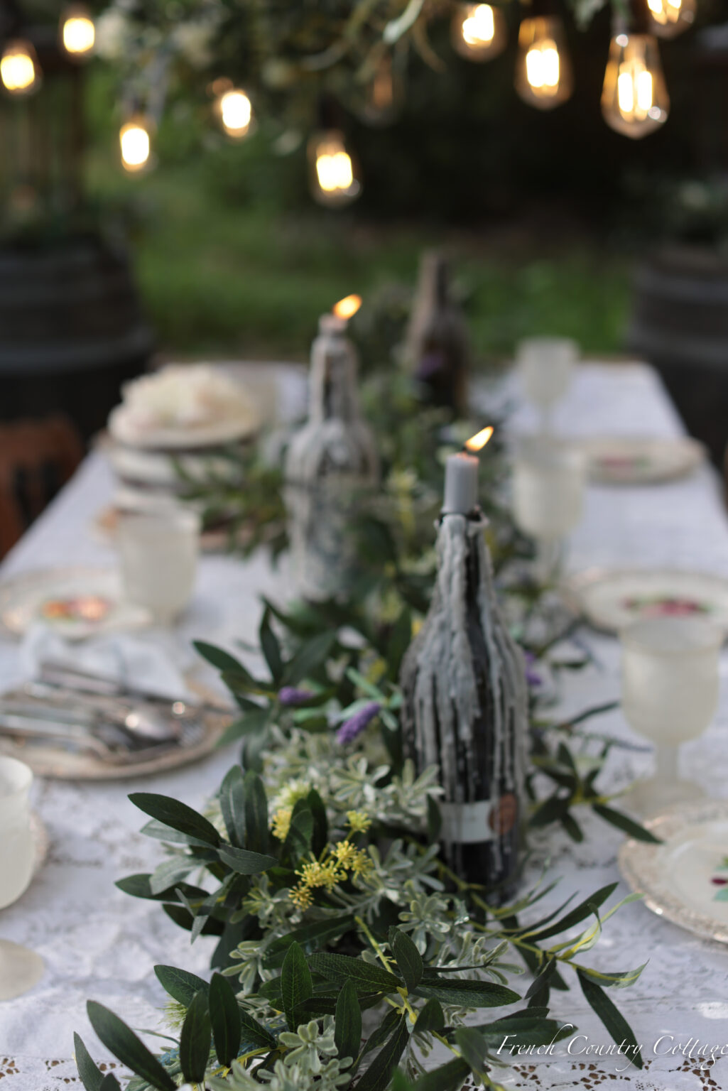 3 Tips for a Magic Filled Summer Soiree table - French Country Cottage