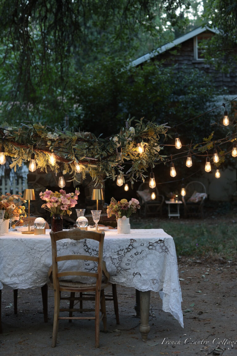 How to create beautiful mood lighting with layers - French Country Cottage