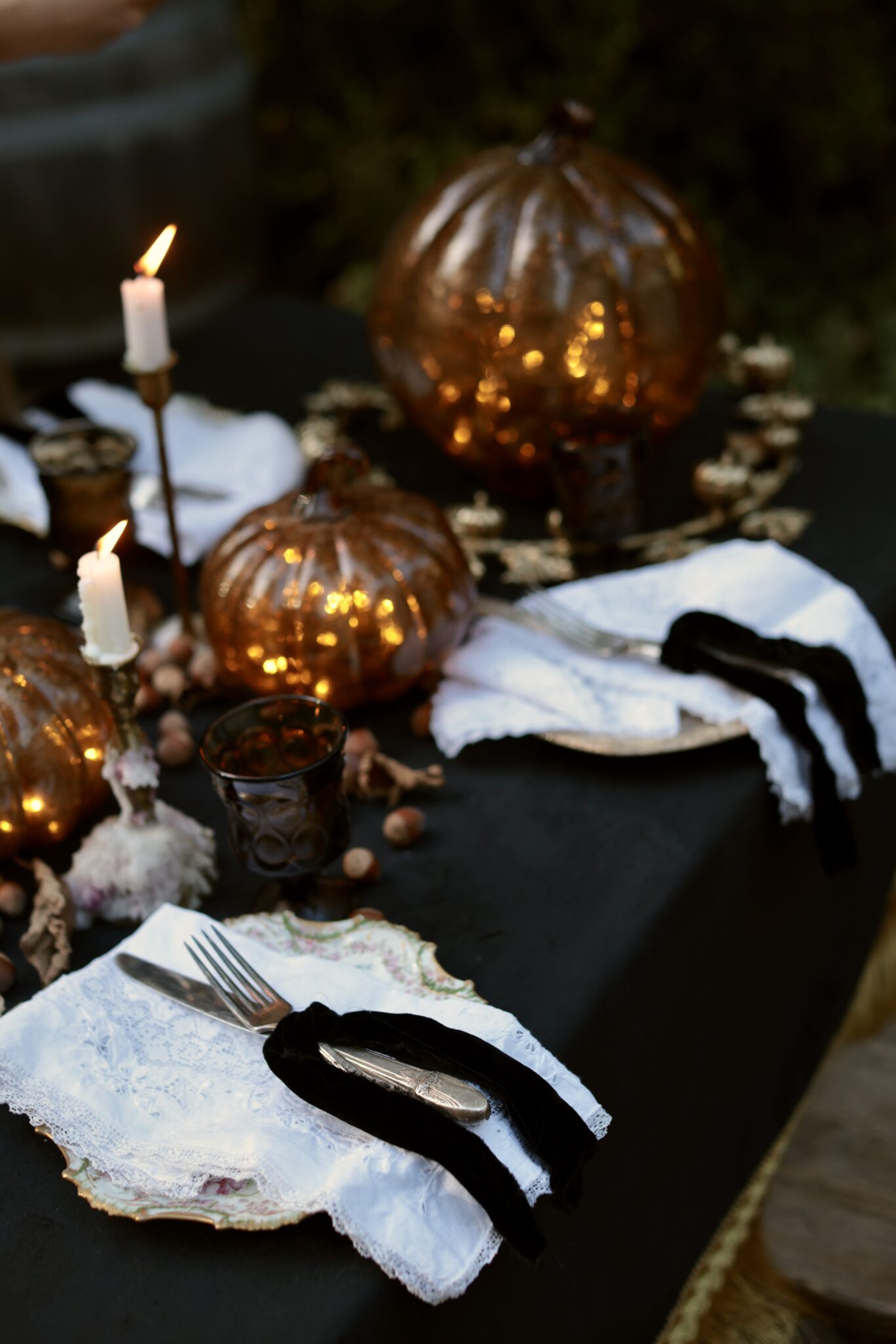 Halloween Magic Table Setting - French Country Cottage