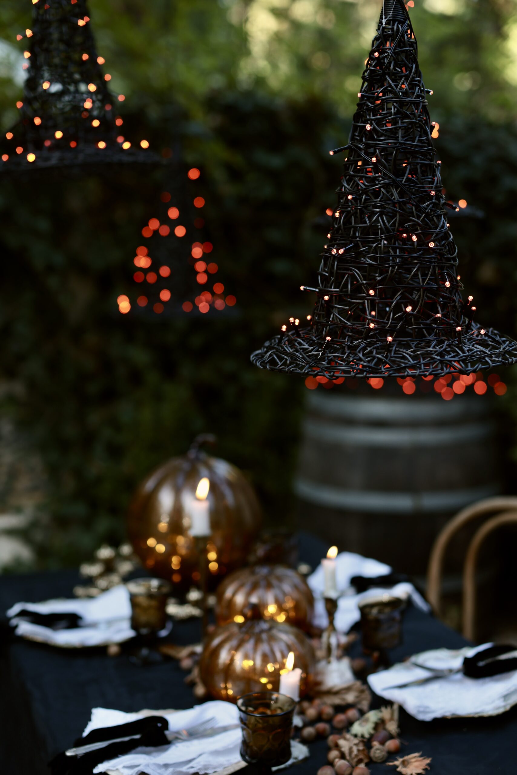 Halloween Magic Table Setting - French Country Cottage