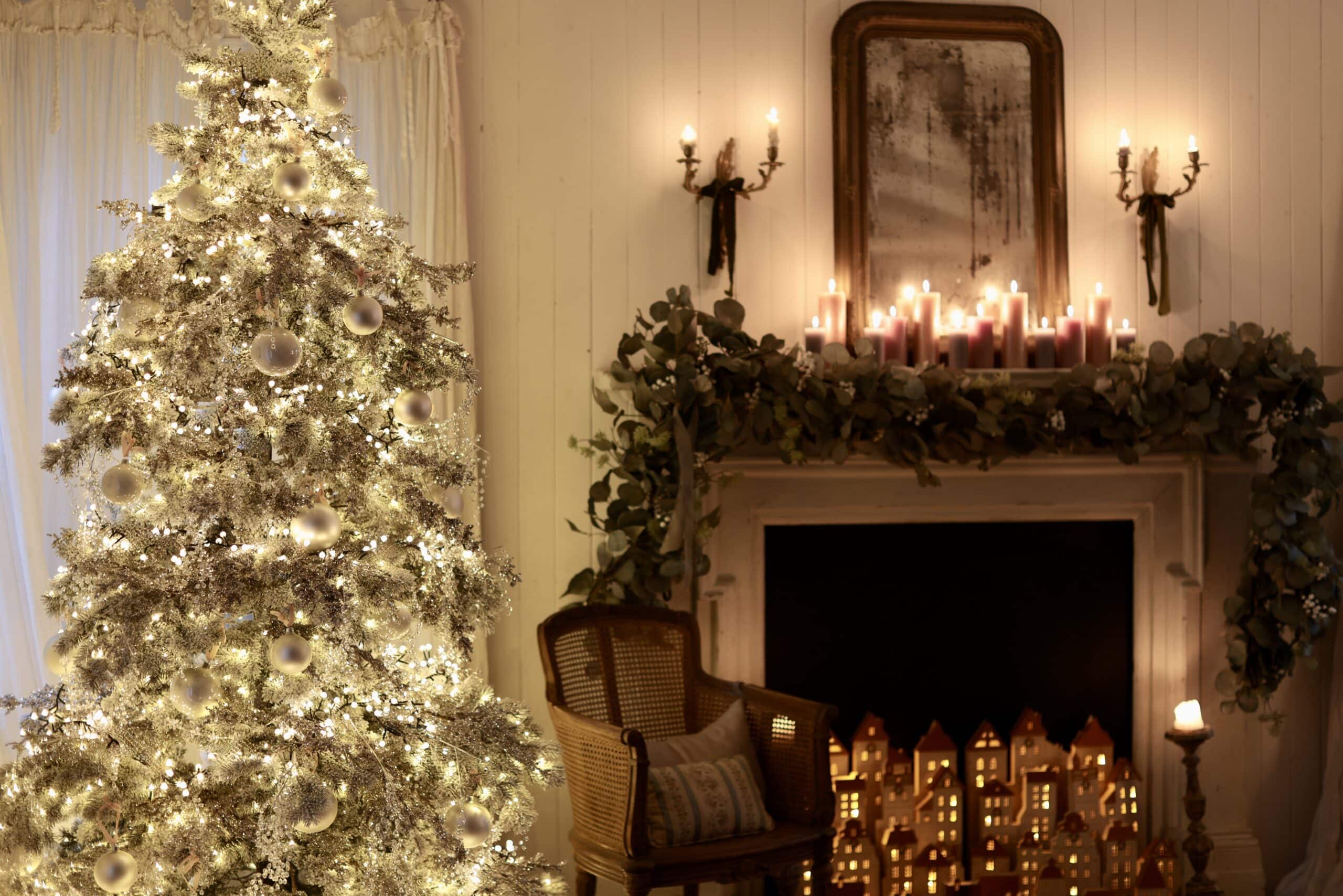 How to Create a Magic Filled Christmas Fireplace - French Country Cottage