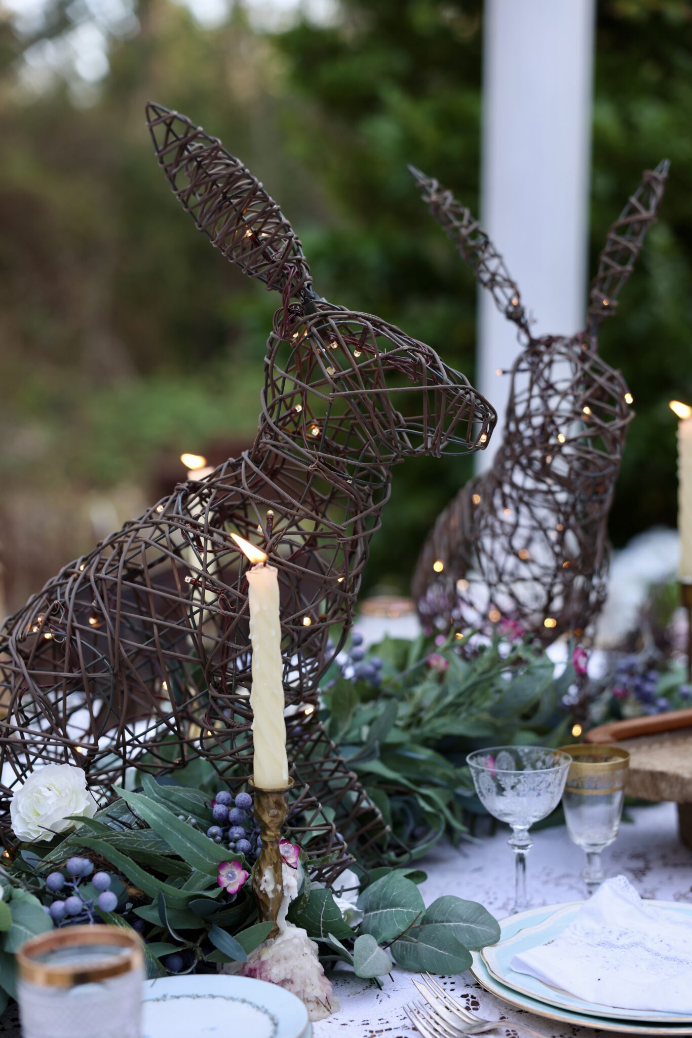 Beautiful Spring Soiree Table Setting - French Country Cottage