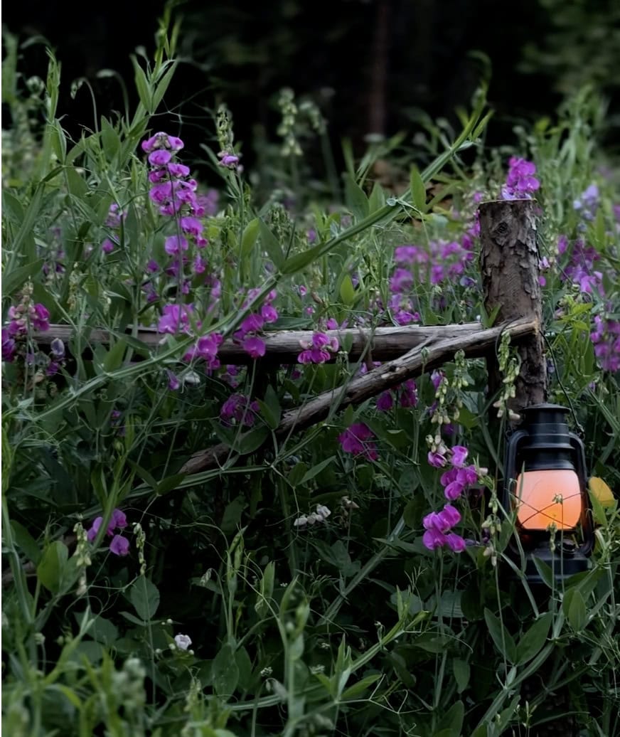 DIY Beautiful Rustic Country Log Fence - French Country Cottage
