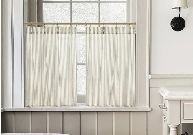 Beautiful Vintage Inspired Cafe Curtains - French Country Cottage