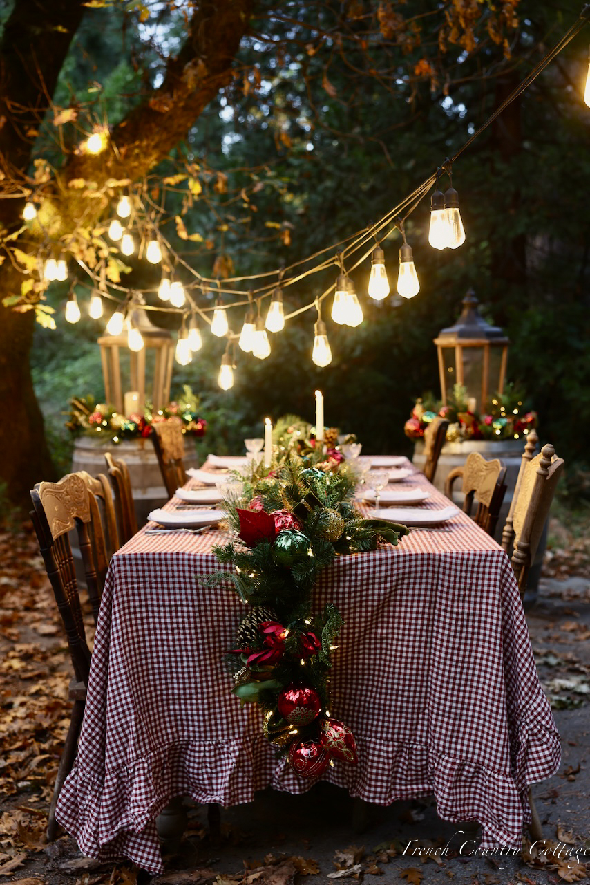 3 Things for a Beautiful Festive Holiday Table - French Country Cottage