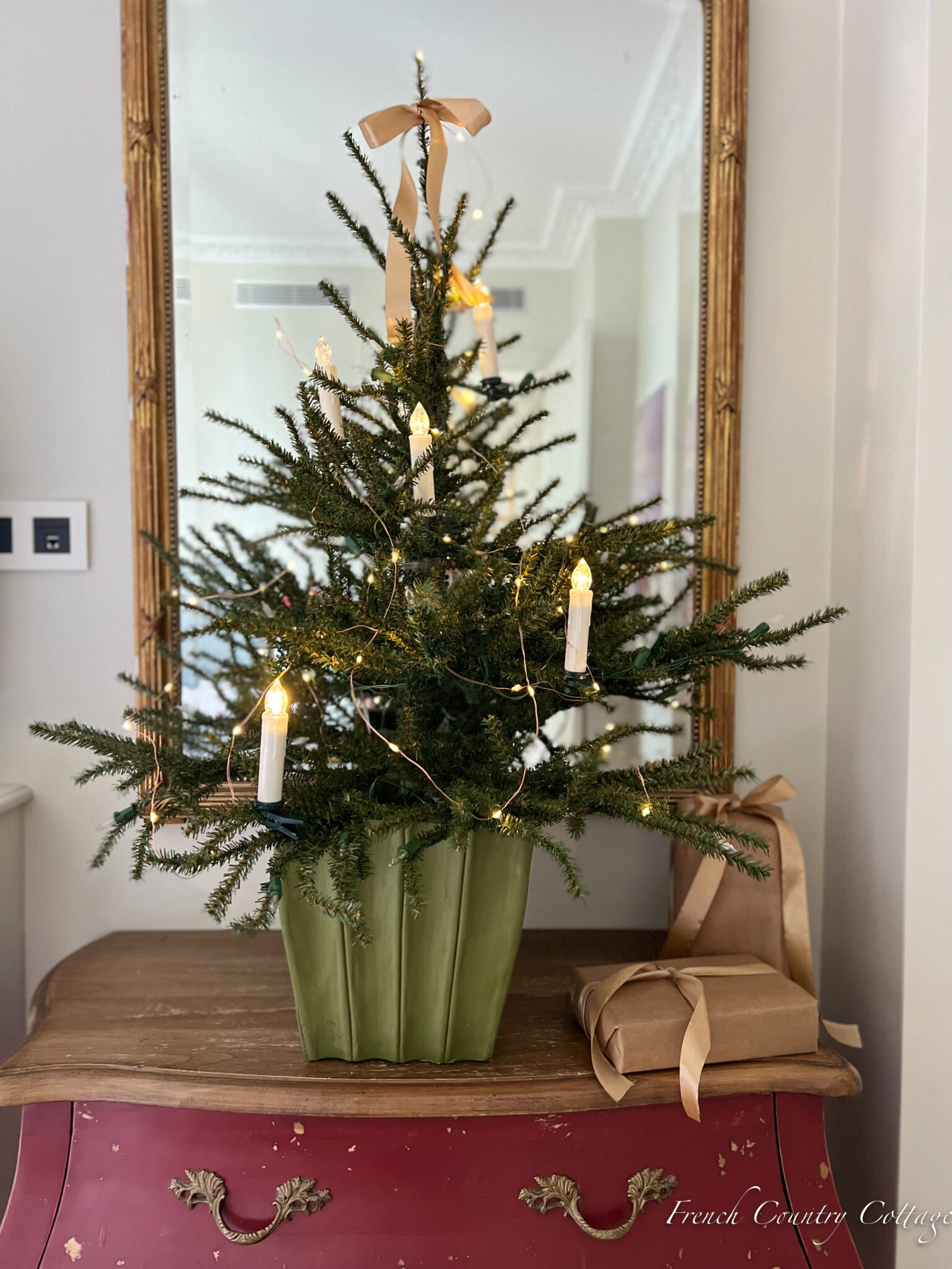 12 Beautiful Small Christmas Trees - French Country Cottage